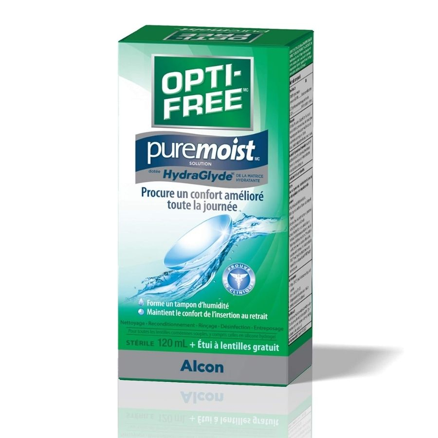 Opti Free Pure Moist Solution 120Ml - SahaJamal Pharmacy