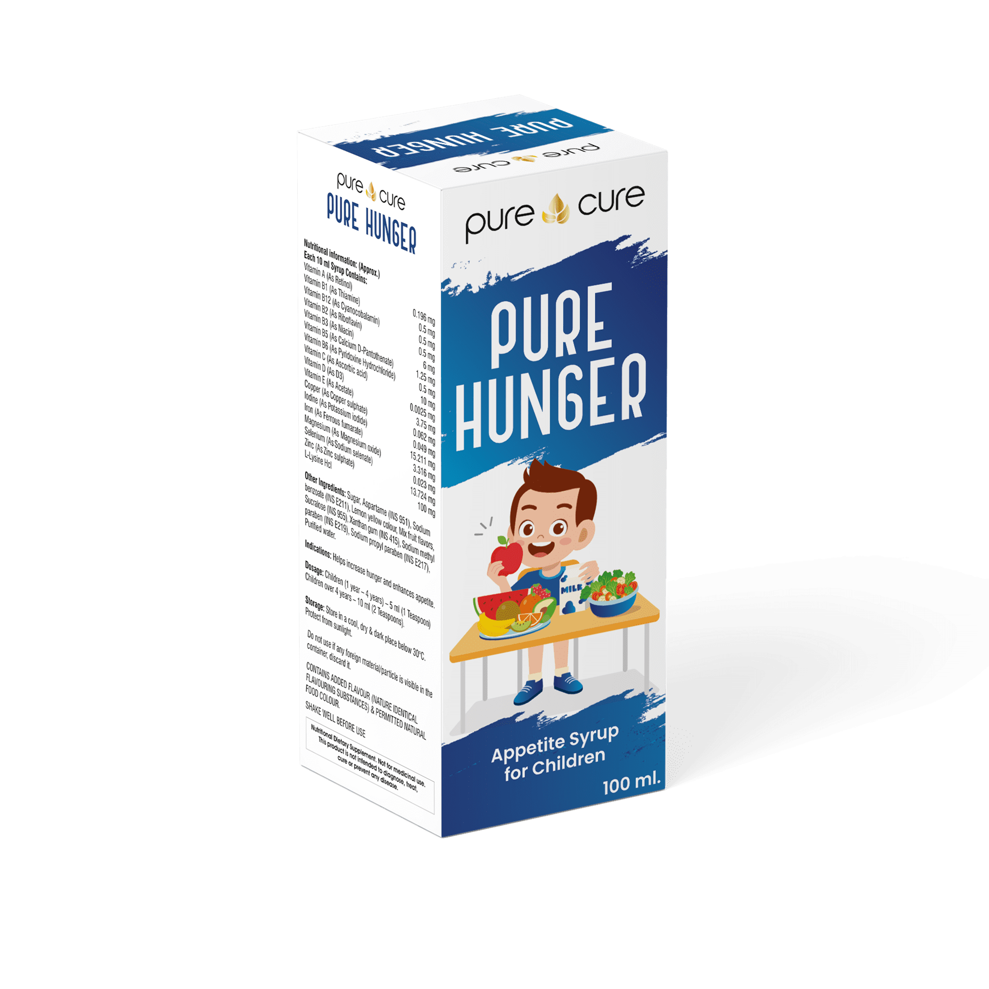 Pure Hunger Syrup 100Ml - SahaJamal Pharmacy