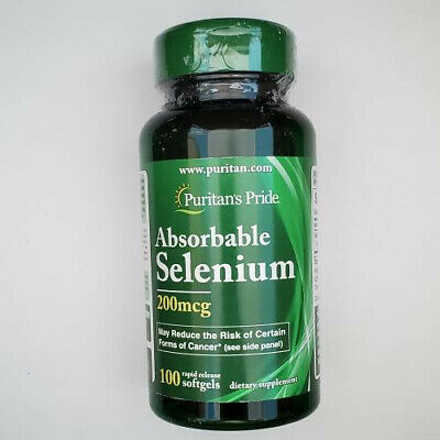 Puritan's Pride Absorbable Selenium 200 Mcg 100 Softgels - SahaJamal ...